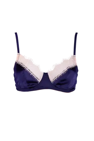 NOBLESSE OBLIGE Navy Luna Bra - Blue