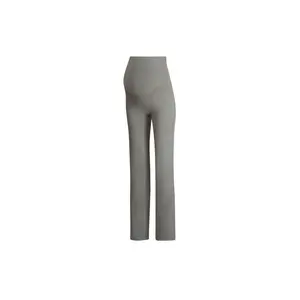 THE KOOZY Ivory Maternity Leggings In Pima Cotton In Olive - Green