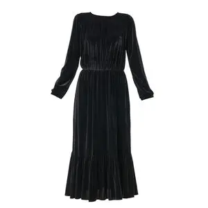METAMORPHOZA Long Velvet Dress