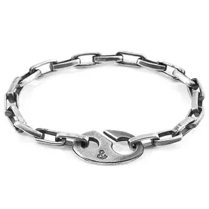 ANCHOR & CREW Windsor Mooring Chain Bracelet M - Silver