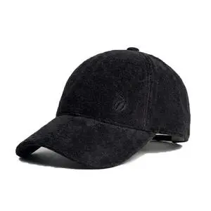 MAISON TANGERINE Linen Baseball Hat - Black