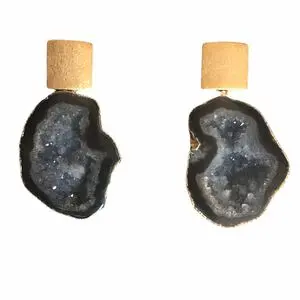 MAGPIE ROSE Rocks In The Sky Earrings Black
