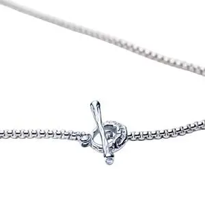 ISKRA 3 In 1 Clasp Necklace Airpods/sunglasses Holder - Silver