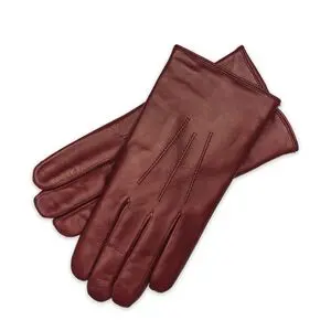 1861 GLOVE MANUFACTORY Benevento Handmade Gloves In Rubino - Red