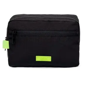LEFRIK Kei Double Washbag Lime Vandra - Black