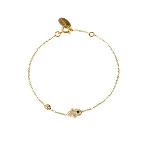 LATELITA Hamsa Hand Bracelet - Gold