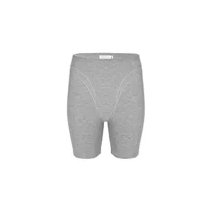 THE KOOZY Monroe Stretch Shorts In Melange - Grey