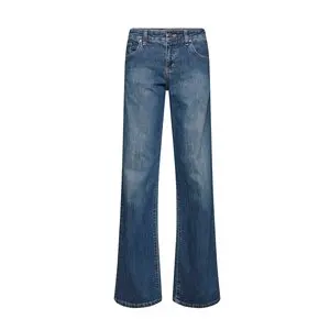 LOVE AND NOSTALGIA Buckle-up Bob Jean Dirt Bag Wash - Blue