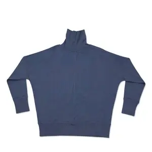BRADFORD ROW The Don Dolman Turtleneck In Slate - Blue
