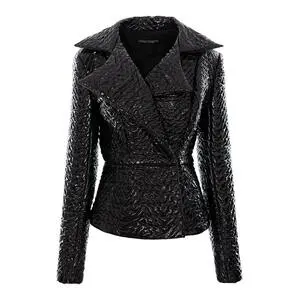LARISA DRAGNA Fitted Short Latex Jacket Tokyo