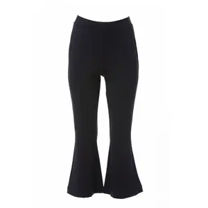 CARLOSLINES Compression Skinny Flare Pant In Solid