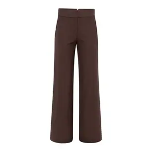 Sélone Oris Wide-leg Trousers / Chocolate - Brown