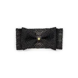 VICTORIA SLAVINSKAIA Two-way Raffia Headband - Black