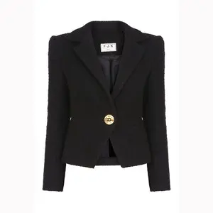 F.J.K BY FARAH KADHIMI Victoria The Tailored Jacket - Black