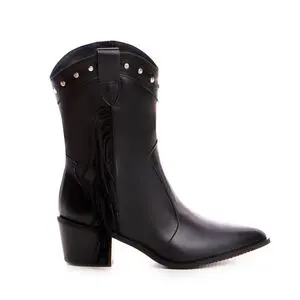 THE 5TH ELEMENT Dakota Mini In Leather - Black