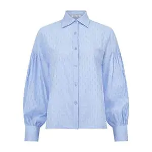 LULA-RU Ida Cotton Shirt - Blue