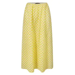 SMART AND JOY Cotton Midi Skirt With Pockets