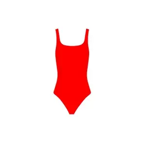 THE KOOZY Chani Bodysuit In Sunset - Red