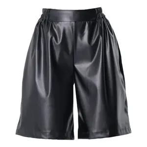 METAMORPHOZA Vegan Leather Bermuda Shorts