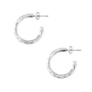 ASSUWA Galatea Hoop Earrings - Silver