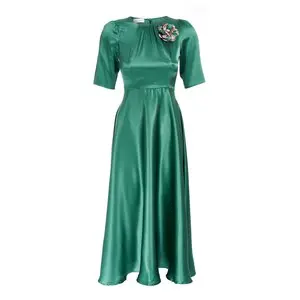 SOFIA TSERETELI Royal Satin Gown