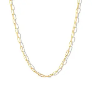 FORMATION CO. JEWELLERY Laura Mini Oval Link Necklace - Gold