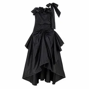 Miro Misljen Halterneck Gown With Bow Detail