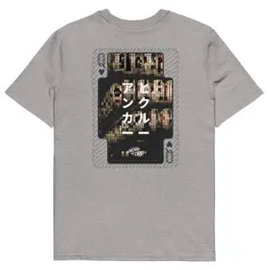 ANCHOR & CREW Heather One Japan Gurafiku Organic Cotton T-shirt - Grey
