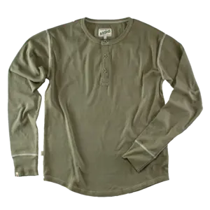 &SONS TRADING CO Sons The New Elder Henley Shirt Army - Green