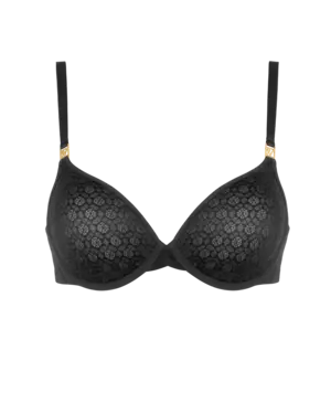 NUDEA Honeycomb Semi-demi Bra - Black