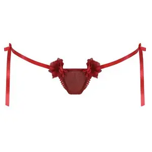 BELLE ET BON BON Fifi Petal Thong Best Seller - Red