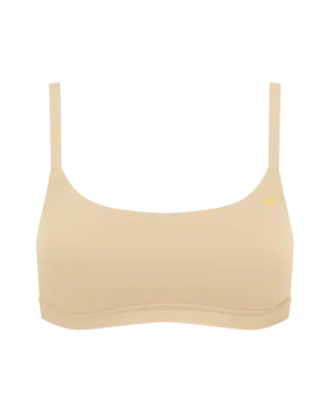NUDEA Neutrals Stretch Scoop Neck Bralette Nude - Brown