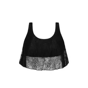 PAOLA AMADOR Lace Top Bikini - Black