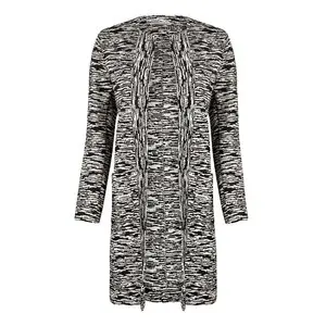 BOUTIQUE KAOTIQUE And White Quilted Jacket - Black