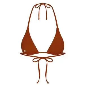 MARQUISE SWIM Bikini Top Shiny Canvas String Papaya - Orange