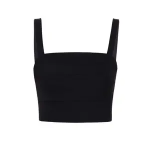 AGGI BY HALEWSKI Lili Moonless Night Crop Top - Black