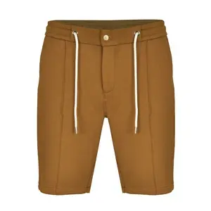 DAVID WEJ Enzo Cotton Loose Fit Short Coffee - Brown
