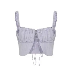 NAZLI CEREN Simon Linen Top