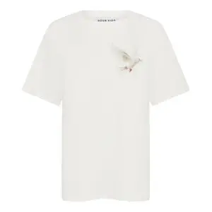 SOUR FIGS Flying Dove Print T-shirt