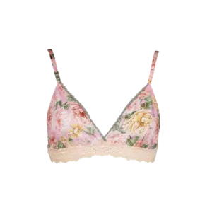 NOBLESSE OBLIGE Rose Hill Cottage Bralette - Blue