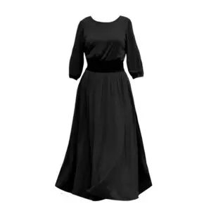 FROCK TALES Revival Midaxi Dress - Black