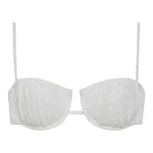 MONTCE Seychelles Petal Bikini Top - White
