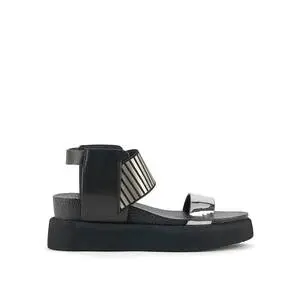 United Nude Silver / Black Rico Sandal Ii Afterlight - Silver/black