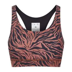 LULA-RU Sports Bra Tiger Print - Brown