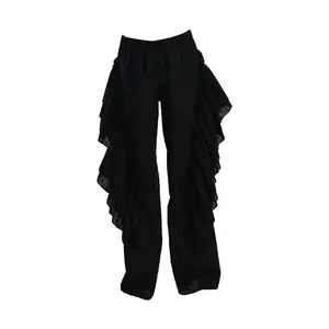 ARTISTA Drip Frill Pants - Black
