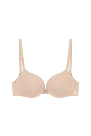 GOD SAVE QUEENS Neutrals Second Skin Ultimate Push-up Bra Light Nude - Brown