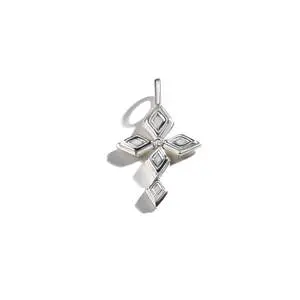 RRAINE JEWELRY Cross Pendant / Diamond - Silver