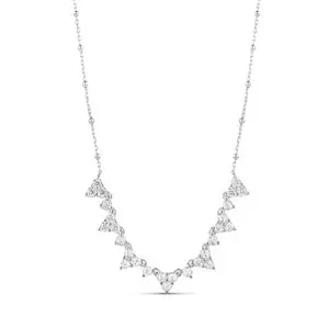 SHYMI Center Cluster Necklace - Silver