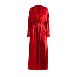 THE SOCIALITE OFFICIAL Lami Cherrie Shirt Dress With Slit