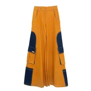 PALOMA LIRA Raver Denim Pants - Orange
